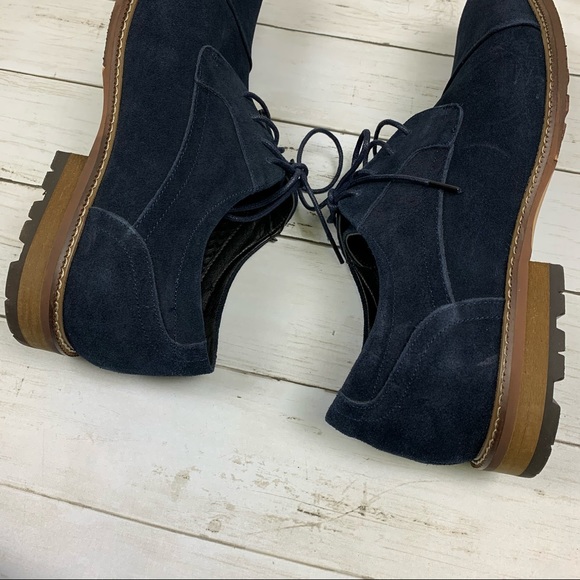 Carlo Morandi | Shoes | Carlo Morandi Tony Blue Suede Cap Toe Derby ...